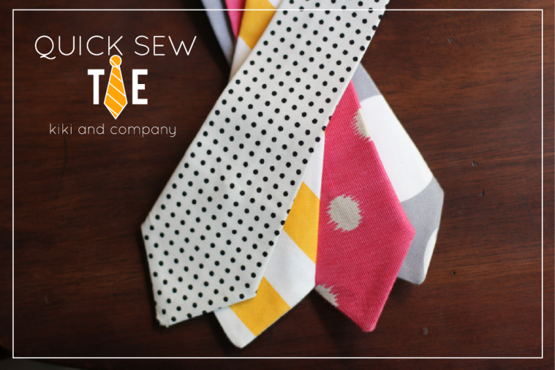 Quick Sew Ties - Kiki & Company